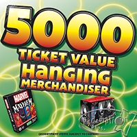 Redemption Plus - 5000 Ticket Hanging Merchandiser Asmt